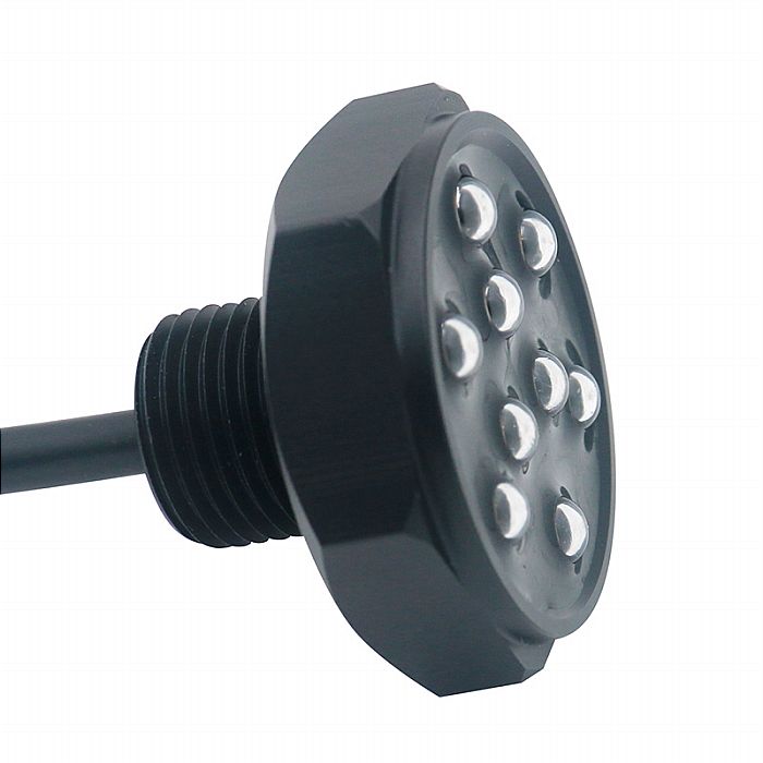 HYDRO AURORA 2.0 1/2 LED’S 1/2″ GARBOARD LED BOAT DRAIN PLUG
